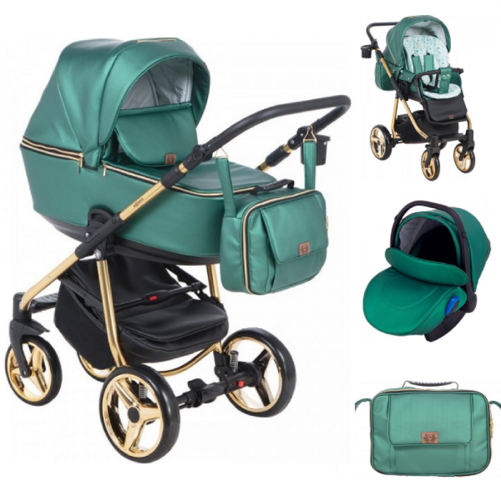 ADAMEX Reggio Shine - Бебешка количка 3 в 1 - SB/Y-216 - BG Hlapeta.com